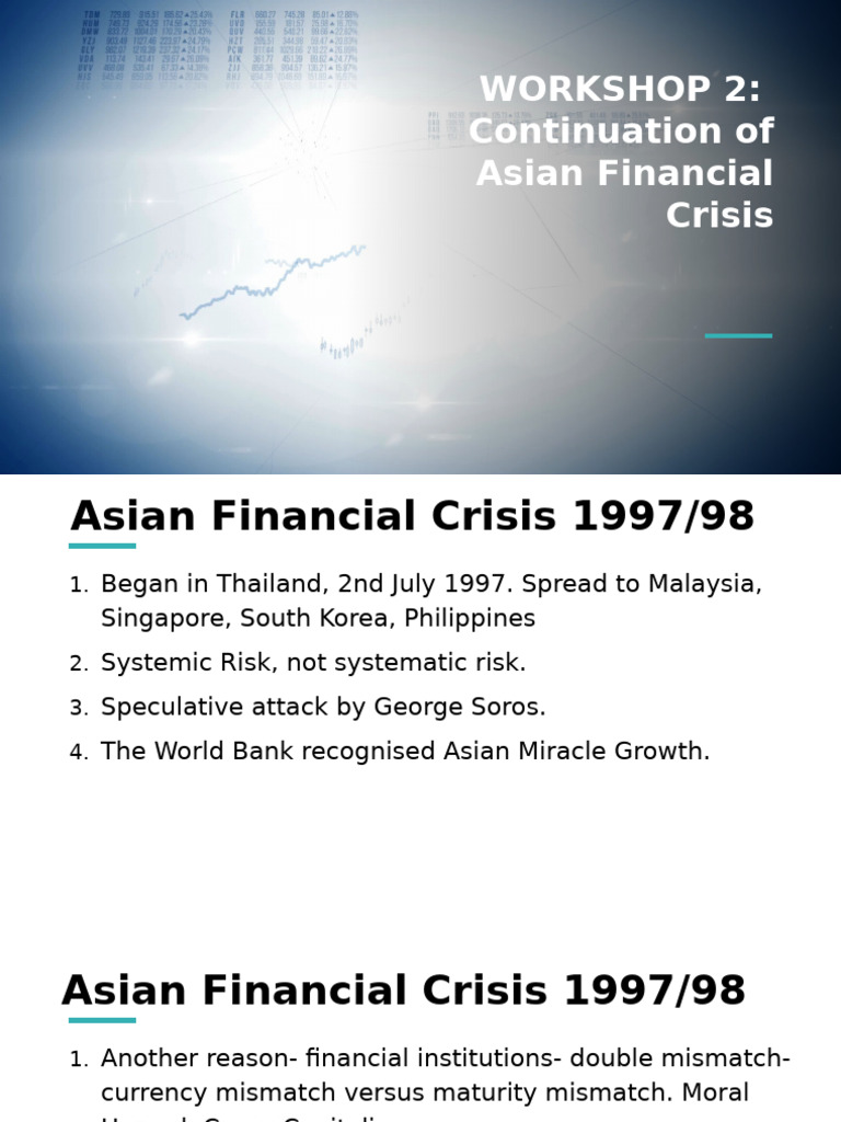 Asian Financial Crisis | PDF