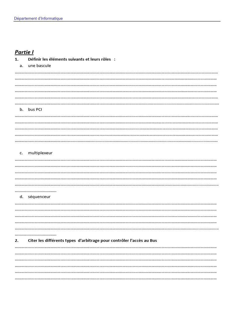 Examen Architecture 2013-2014 | PDF