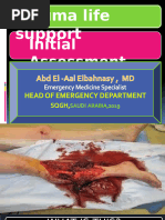 Primary and Secondary Survey of ATLS | PDF | Bleeding | Medical Specialties