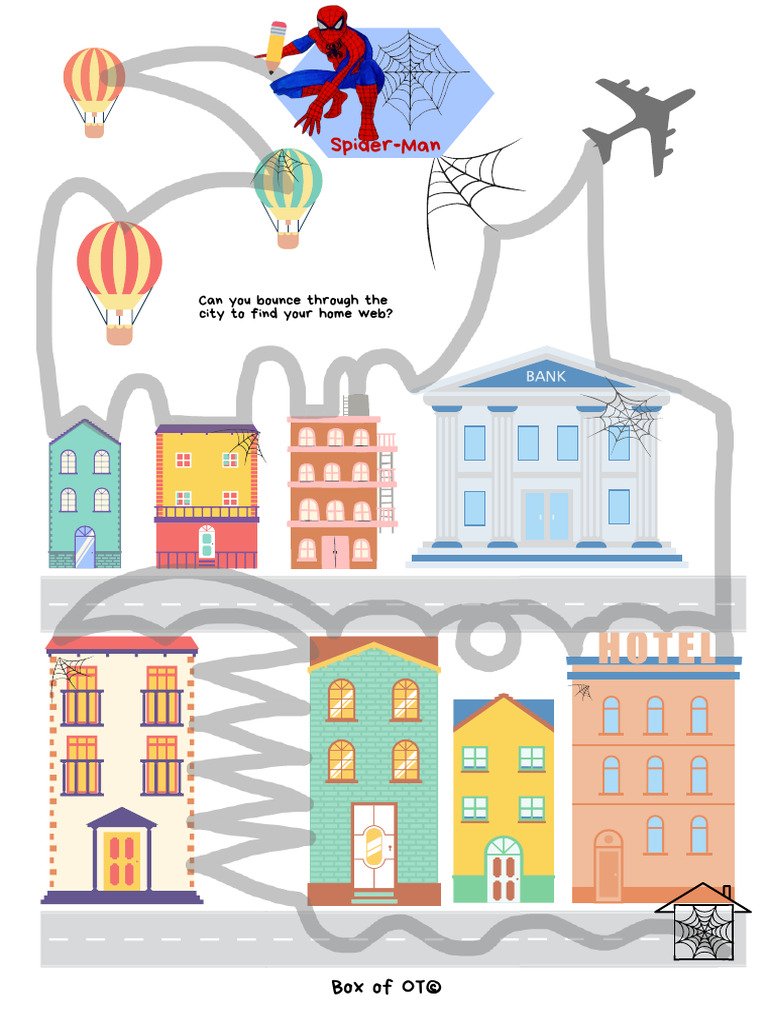Spider-Man: Can You Bounce Through The City To Find Your Home Web? | PDF