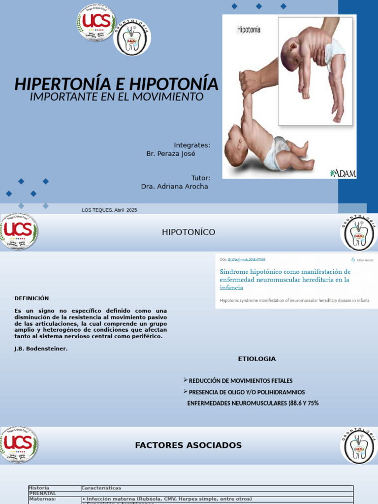 Hipotonía e Hipertonía: Definición y Causas | PDF | Distonia ...