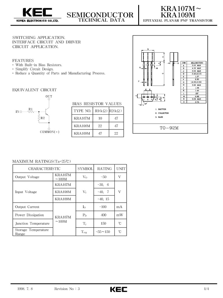 Datasheet 3 | PDF