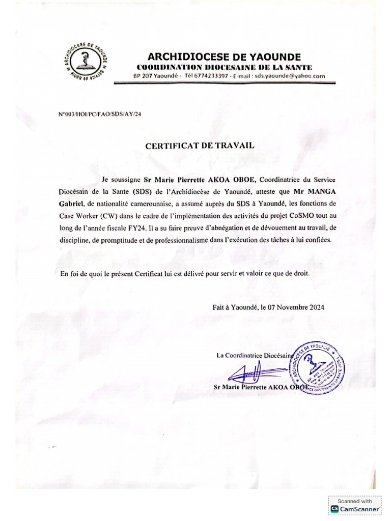 Certificat Sds | PDF