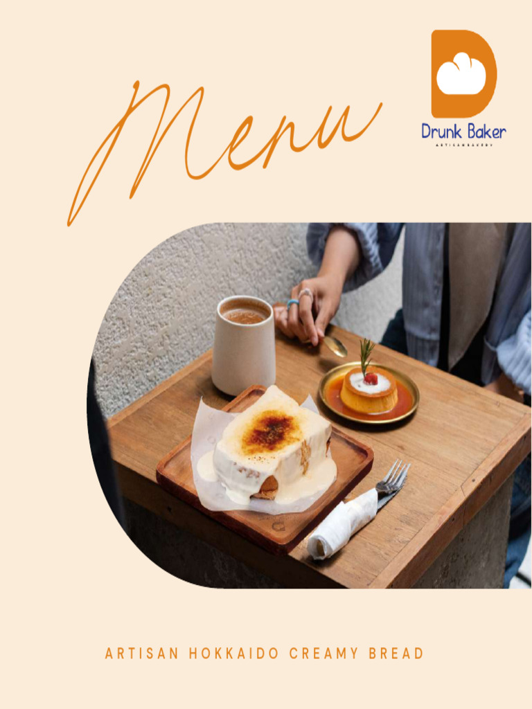 Premium Hokkaido Creamy Bread Menu | PDF | Desserts | Caramel