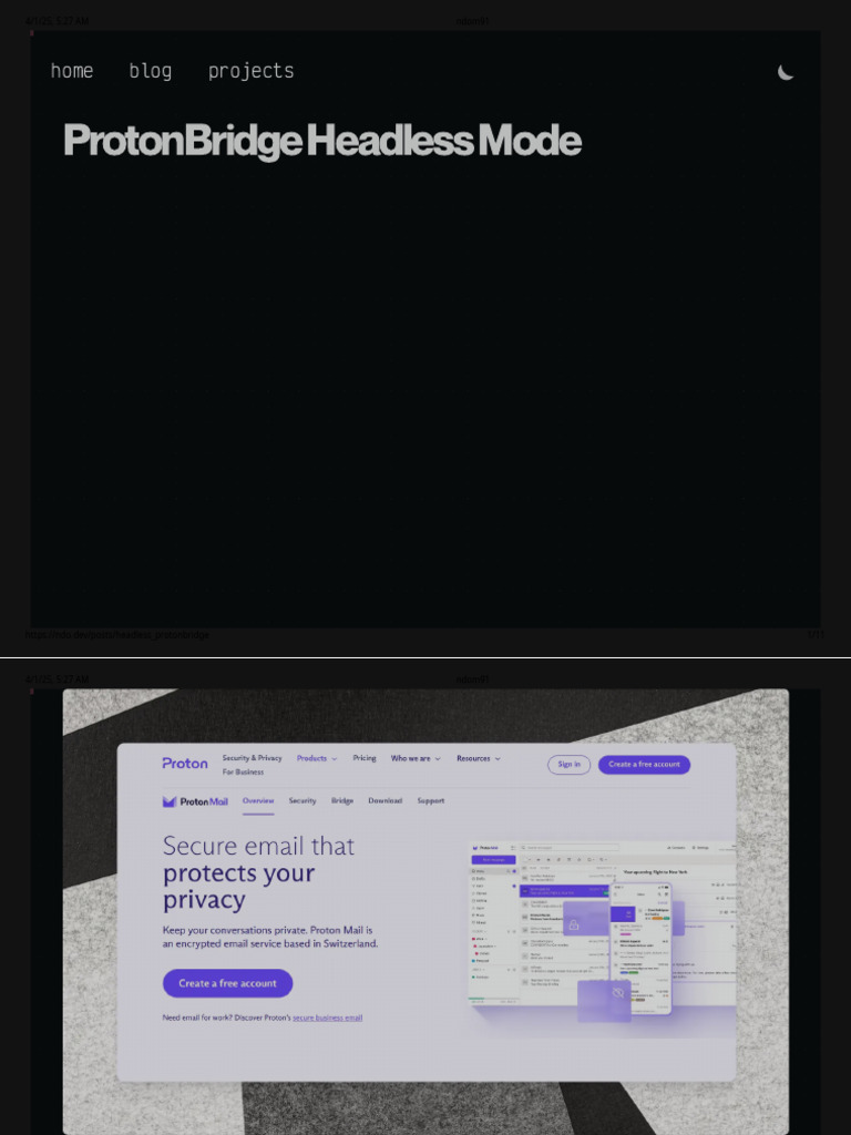 Proton Bridge Headless Mode | PDF | Sudo | Computing