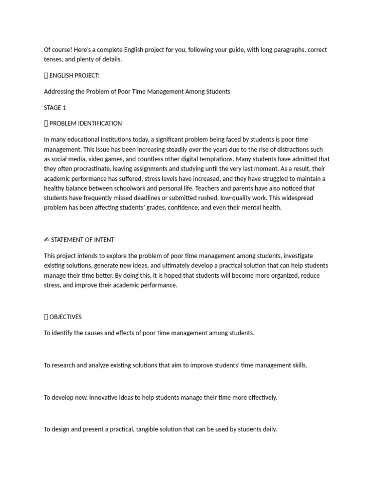 English Project | PDF