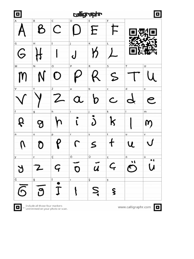 Calligraphr Template | PDF