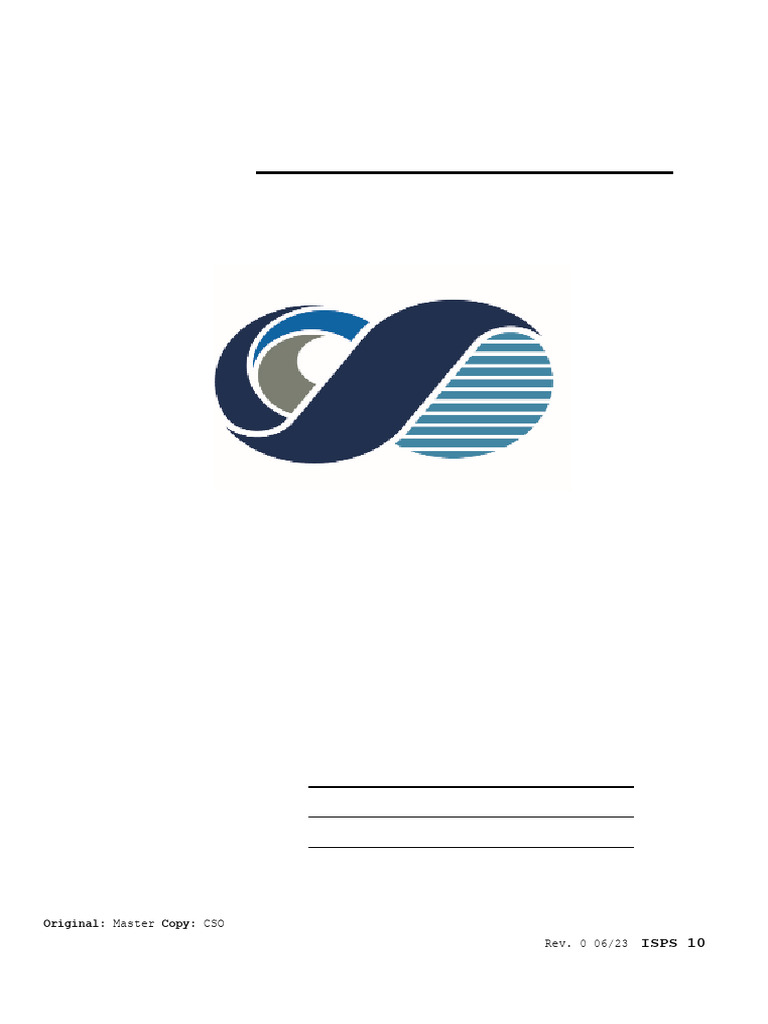 ISPS AUDIT CHECKLIST - Isps10 | PDF | Computer Security | Security