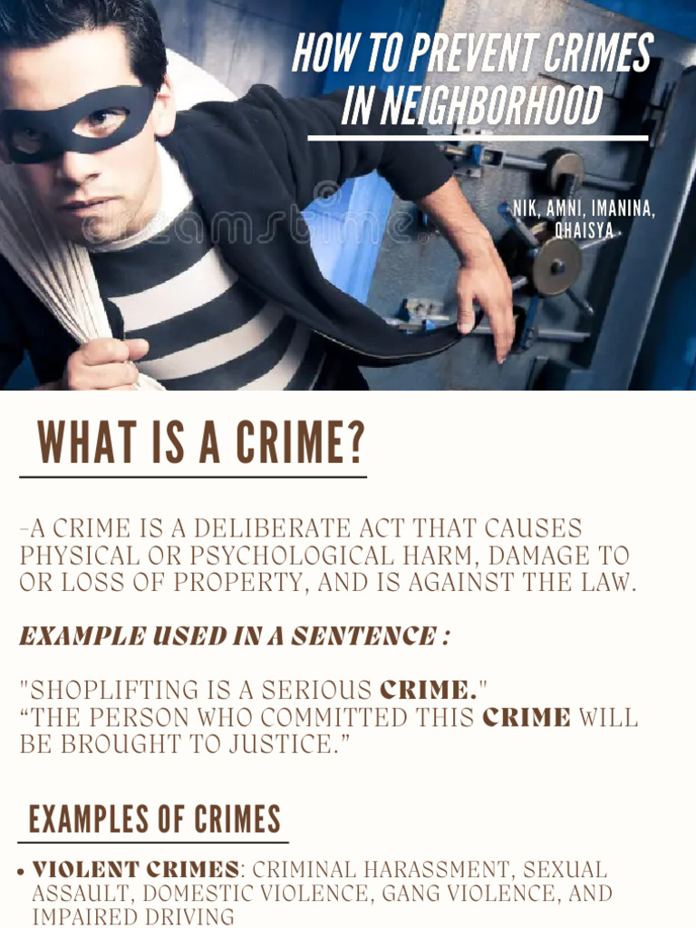 Crime Case in Neighborhood - 20250705 | PDF | Crimes | Crime & Violence