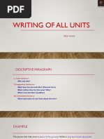 Class 9th Descriptive Paragraph Worksheet | PDF