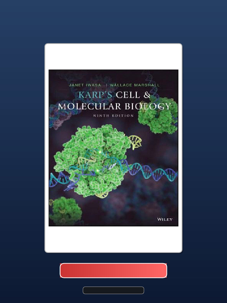 Complete Bundle Karps Cell and Molecular Biology 9th Edition Karp HQ ...