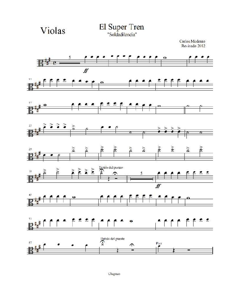 SUPERTREN 2012 - Violas | PDF