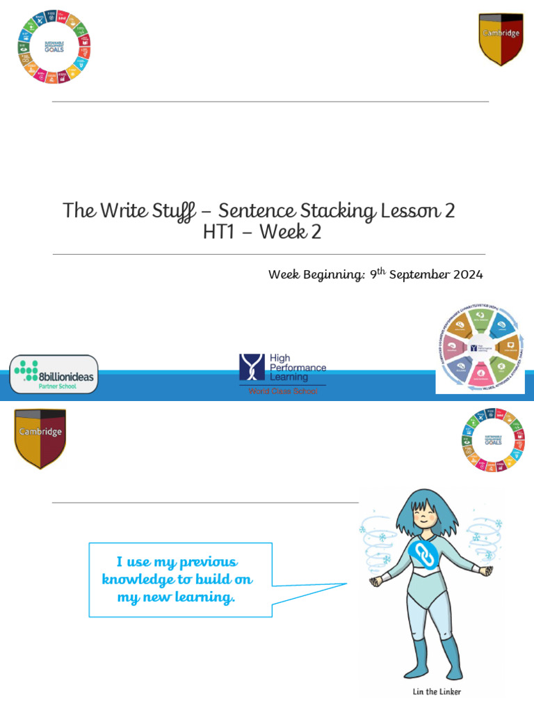 English the Write Stuff - Lesson 2 - HT1 - Week 2 (2) | PDF | Language Mechanics | Linguistic ...