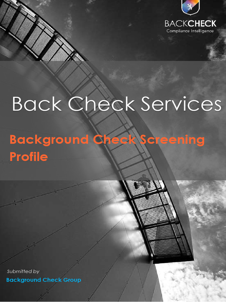 Global Background Check Solutions | PDF | Background Check | Regulatory ...