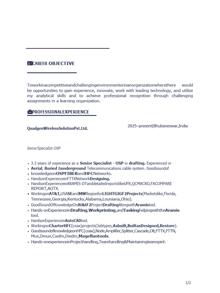 Pratik Mukeah Mohapatra CV 2025 | PDF | Equipment | Electronics