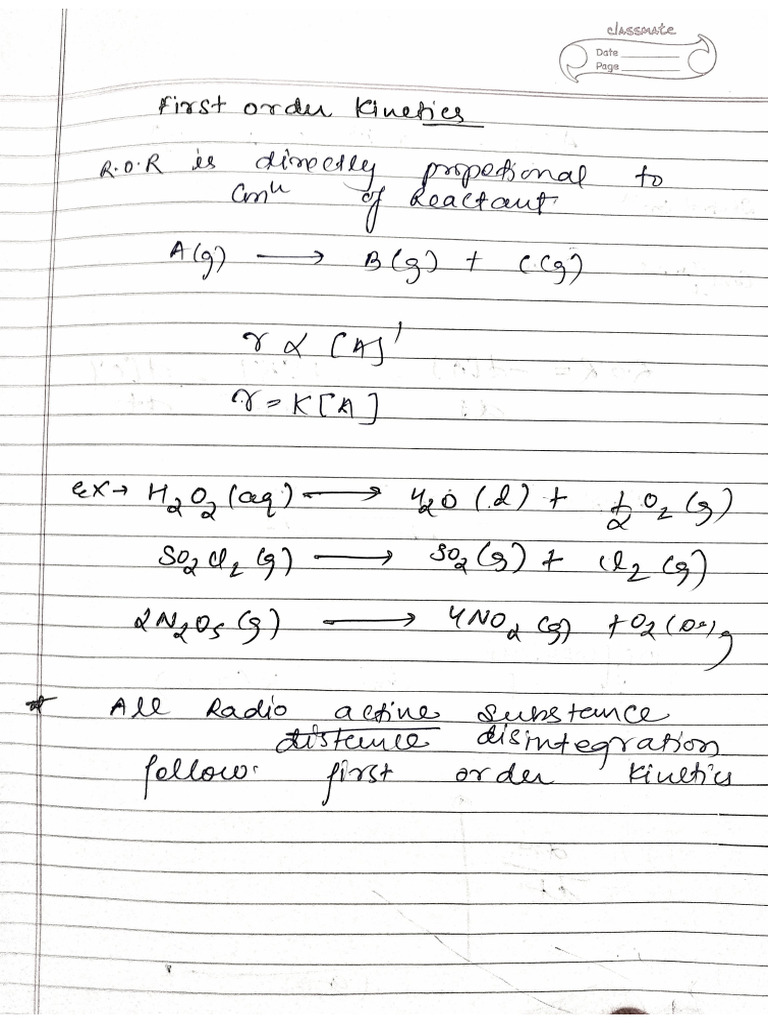 Third Order Kinetics | PDF