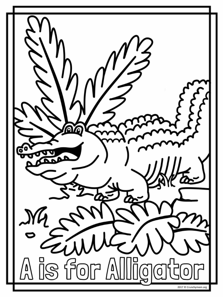 AnimalAlphabetColoringPages 1 | PDF