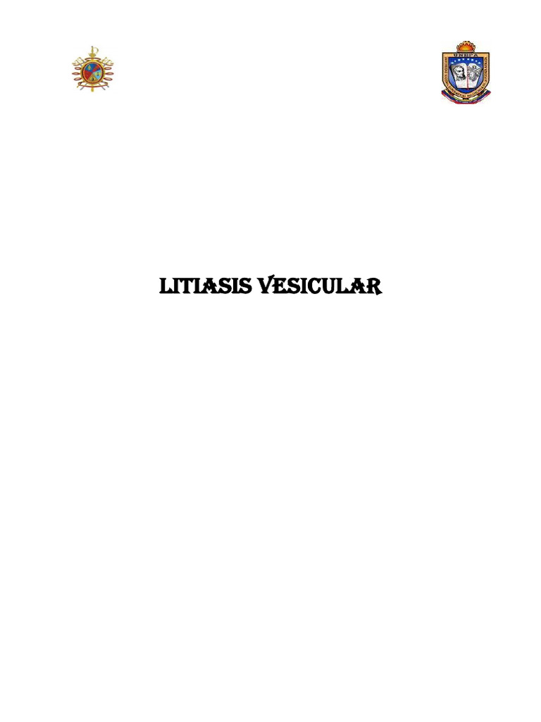 CASO CLINICO LITIASIS VESICULAR LLLL | PDF | Bilis | Vesícula biliar