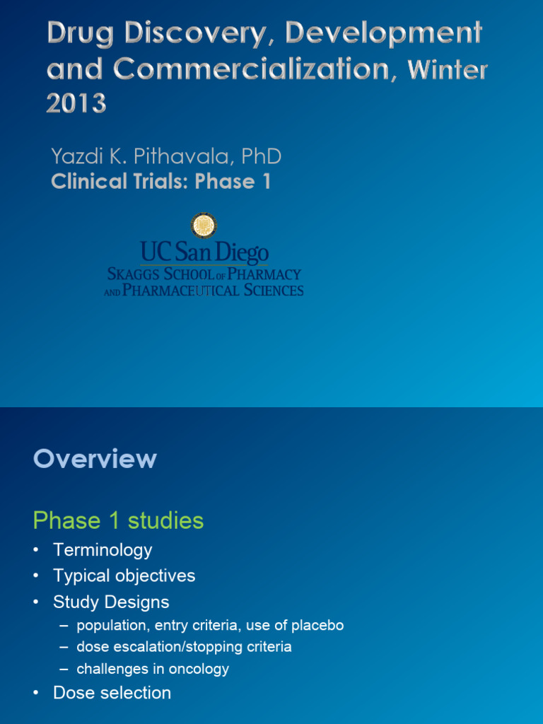 DDC Clinical Trials Phase 1 2013 | PDF | Phases Of Clinical Research ...