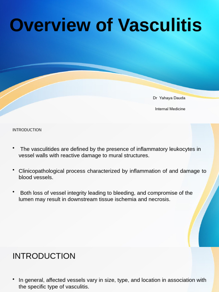 Understanding Vasculitis: Types & Mechanisms | PDF | Clinical Medicine ...