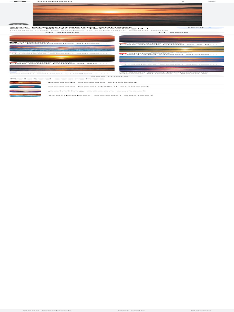 Ocean Sunset - Google Search | PDF