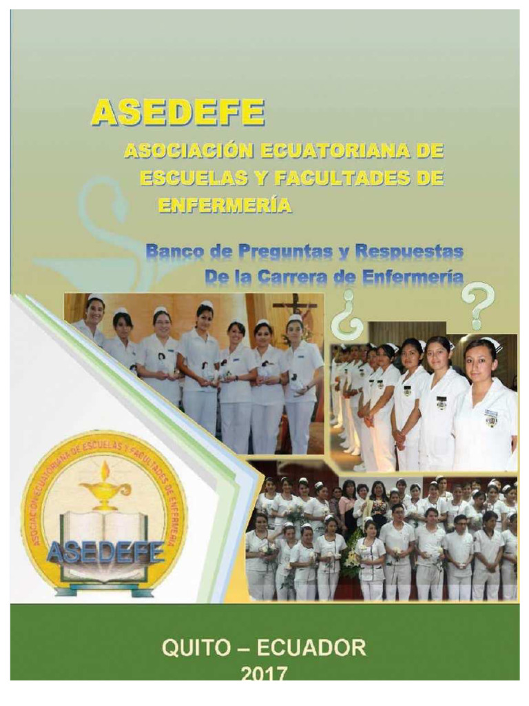 Banco de Preguntas ASEDEFE | PDF | Enfermería