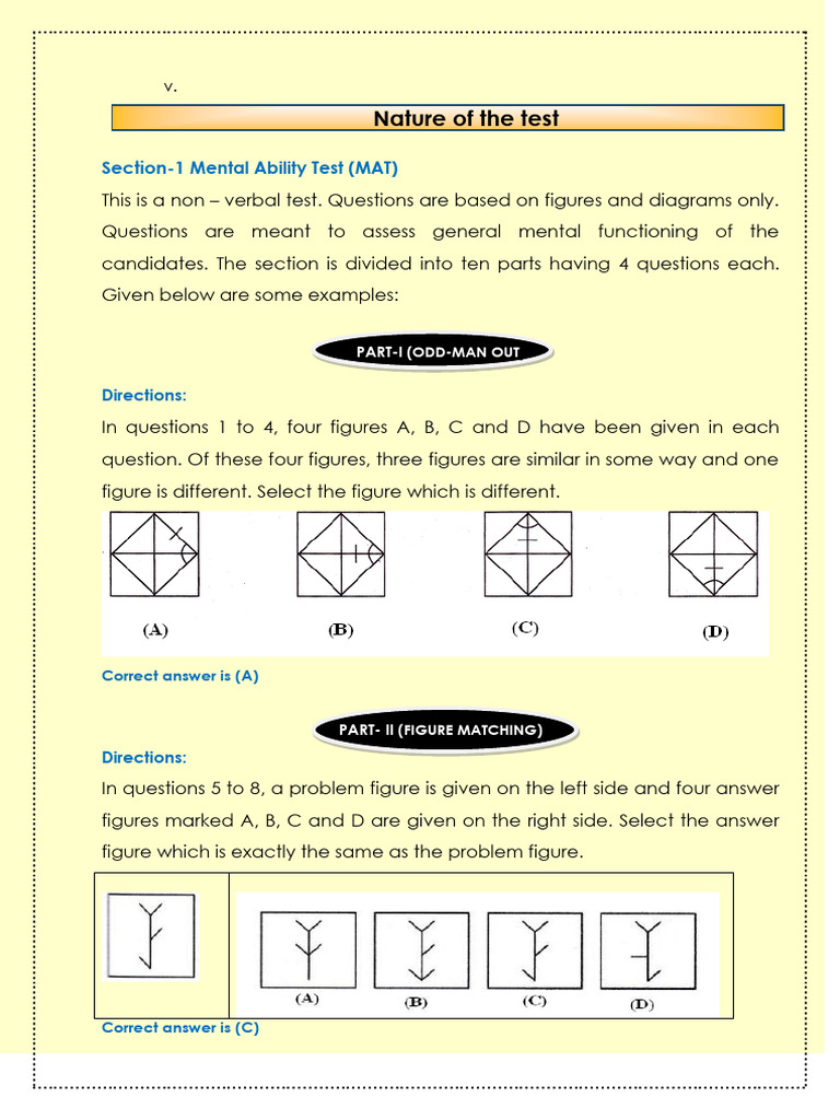 JNVST Entrance Class 6 Detailed Syllabus of MAT, Arithmetic Test and ...