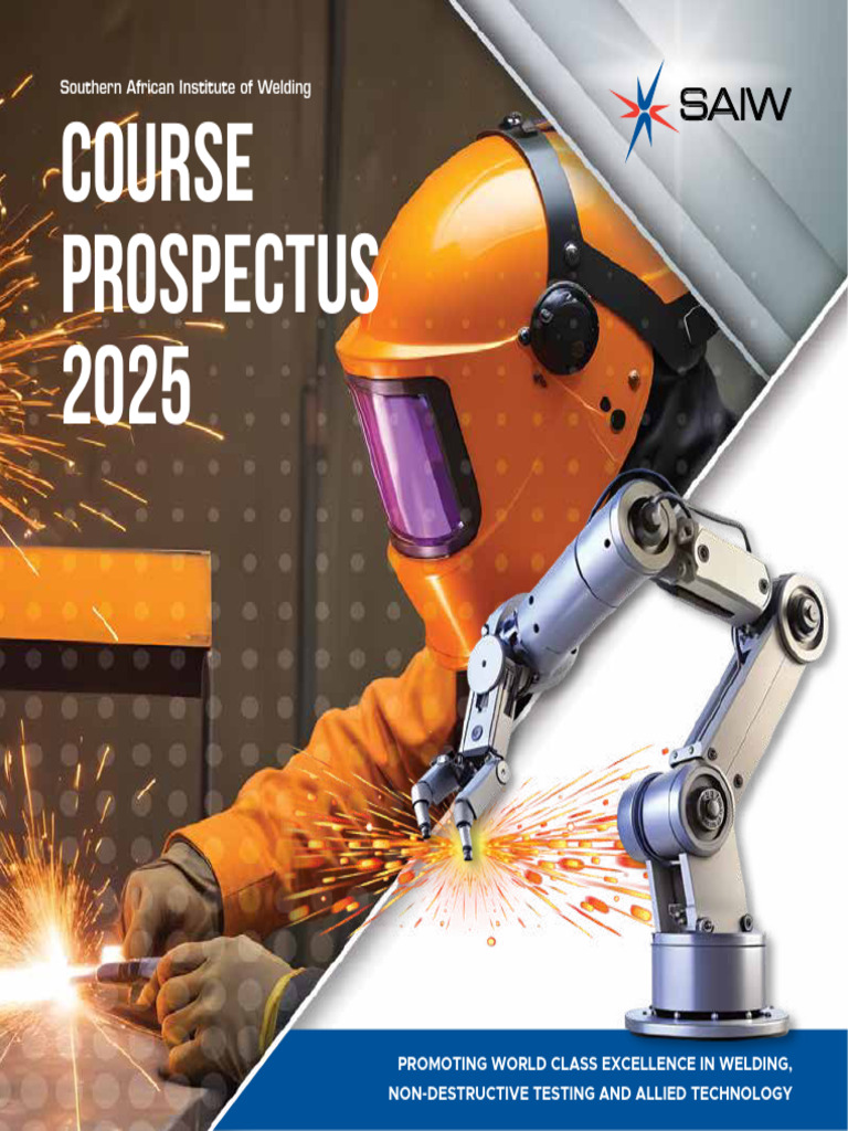 SAIW Course Prospectus 2025 | PDF | Nondestructive Testing | Welding