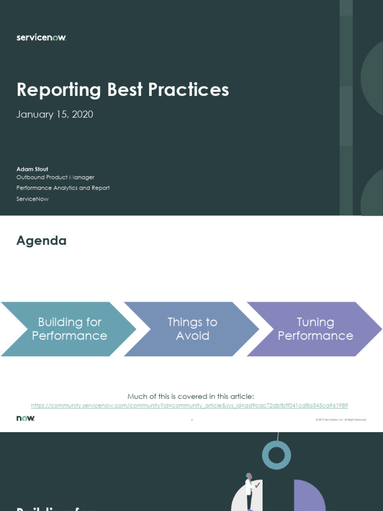 Reporting Best Practices | PDF | Database Index | Databases