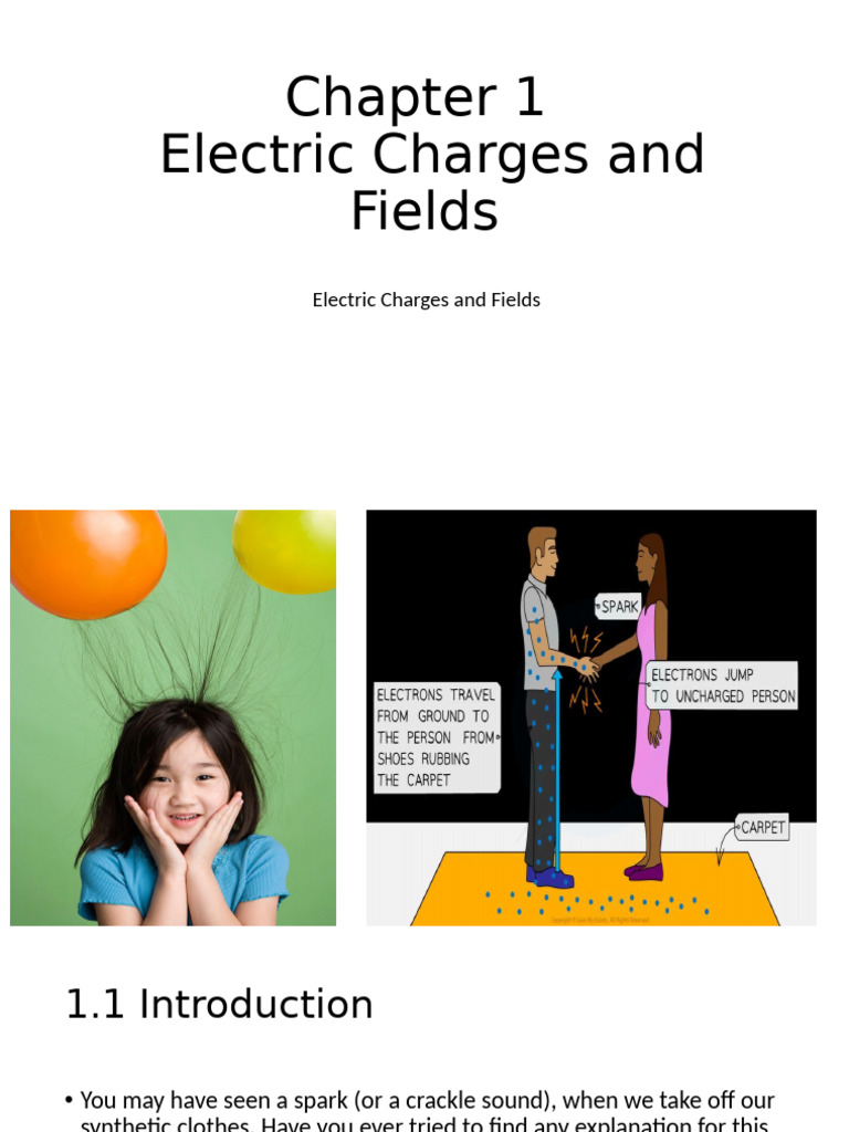 Electric Charges and Fields | PDF | Electric Charge | Electron