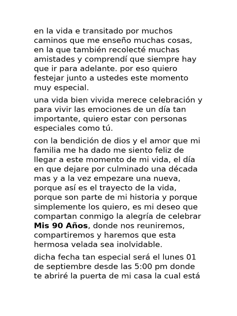 Celebración de 90 Años de Dora Bartra | PDF