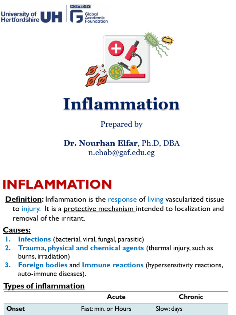 Inflammation (W2 Tutorial 1) | PDF | Inflammation | White Blood Cell