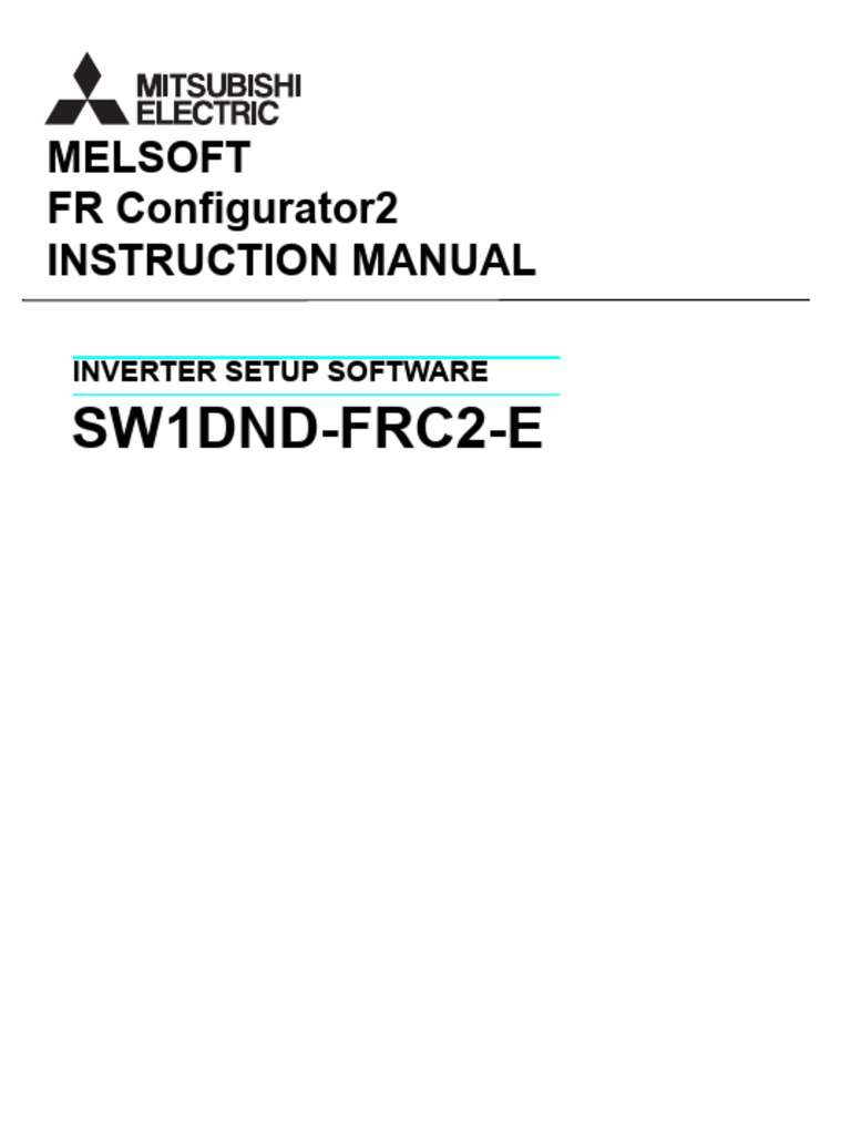 FR Configurator2 User Manual | PDF | Microsoft Windows | Parameter ...