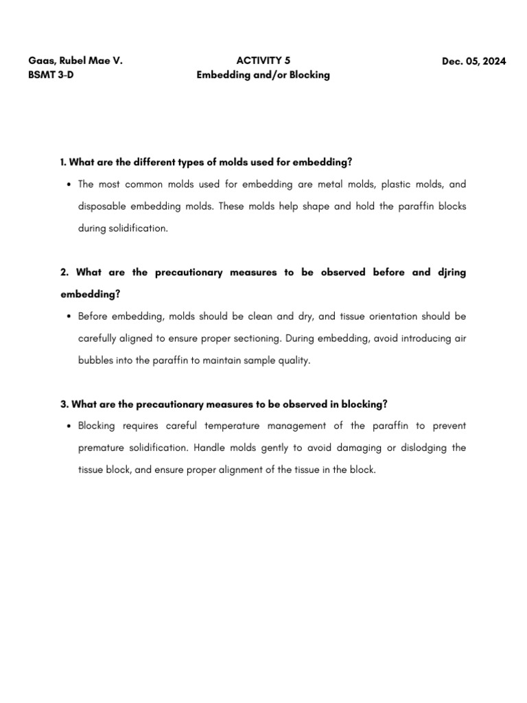 Act. 5 Embedding Andor Blocking | PDF