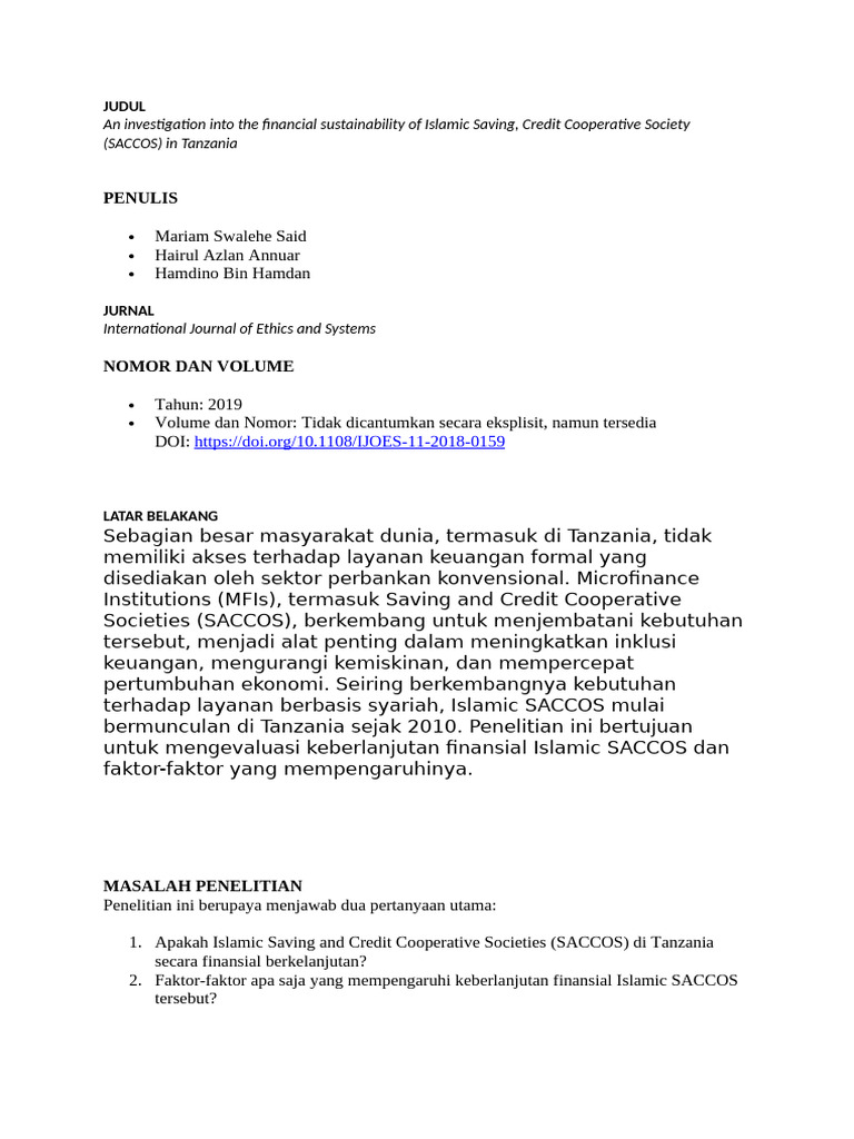 Review Jurnal Dari Sintya | PDF