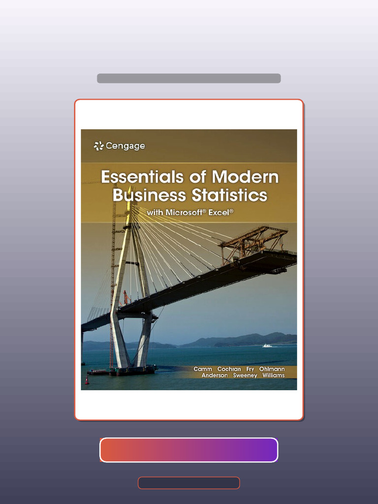 Essentials of Modern Business Statistics With Microsoft Excel 9th ...