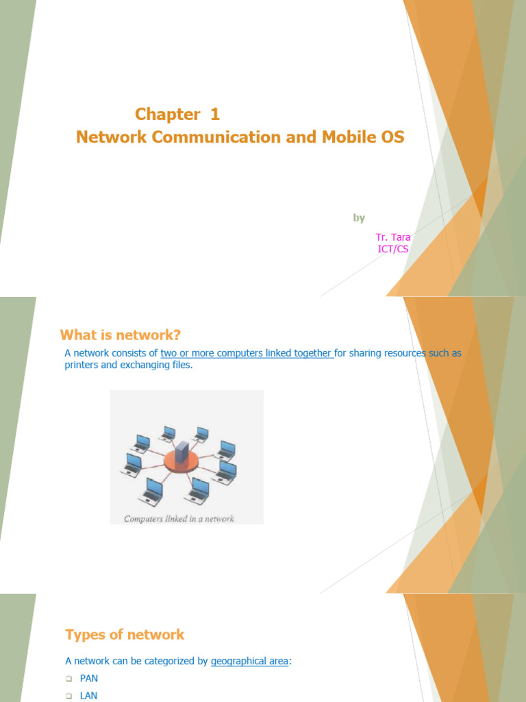 Chapter 1 Network Part II | PDF | Computer Network | Local Area Network