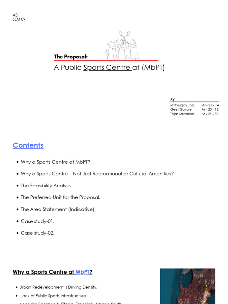 MbPT Sports Complex Layout Proposal | PDF