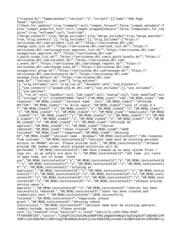 Tampermonkey Backup Chrome 2024 10 05T17 39 14 128Z | PDF | Computer Networking | Software