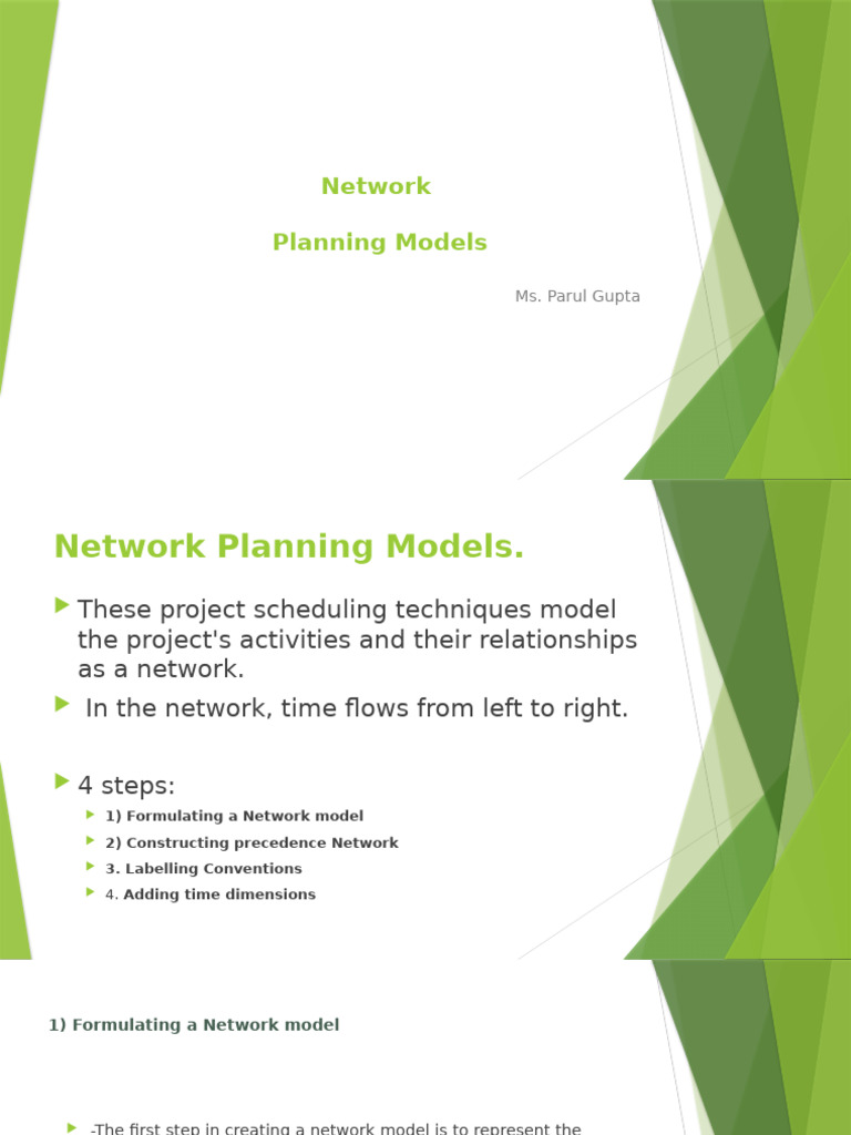 Network Planning Models in SPM | PDF | Vertex (Graph Theory ...