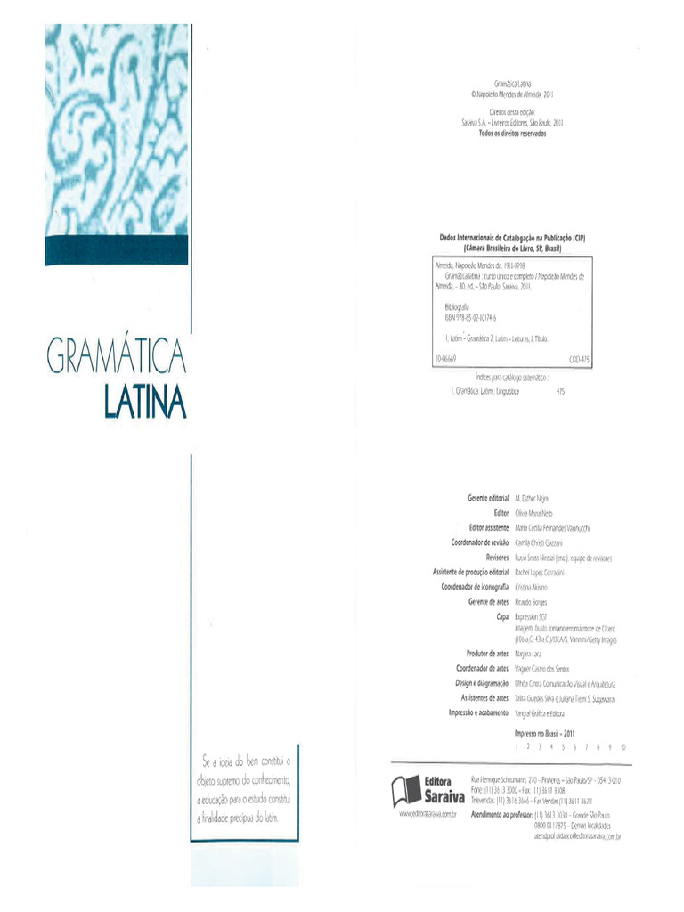 Gramática Latina | PDF