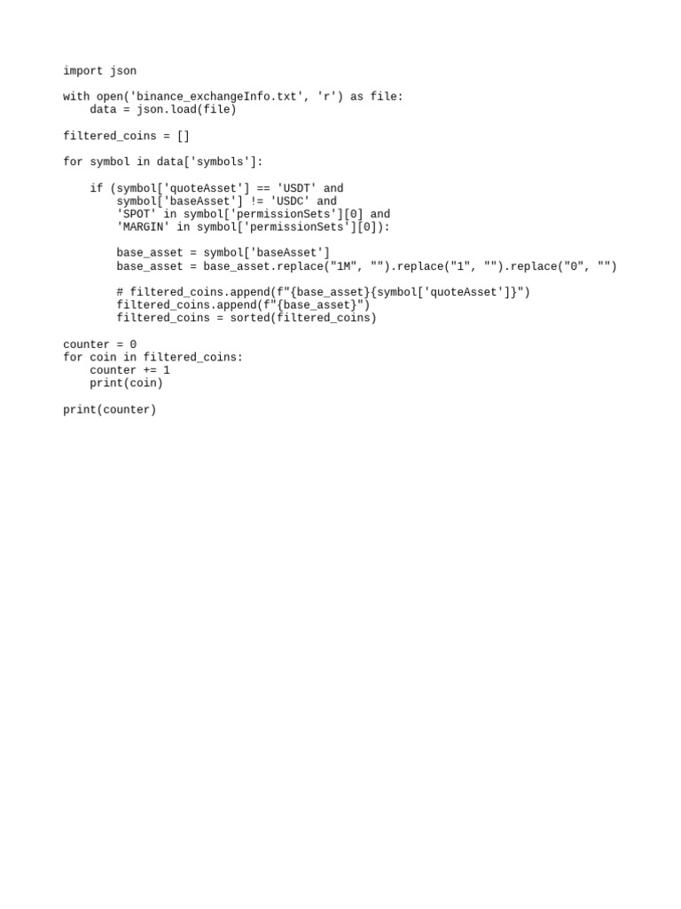 Access Binance Python | PDF