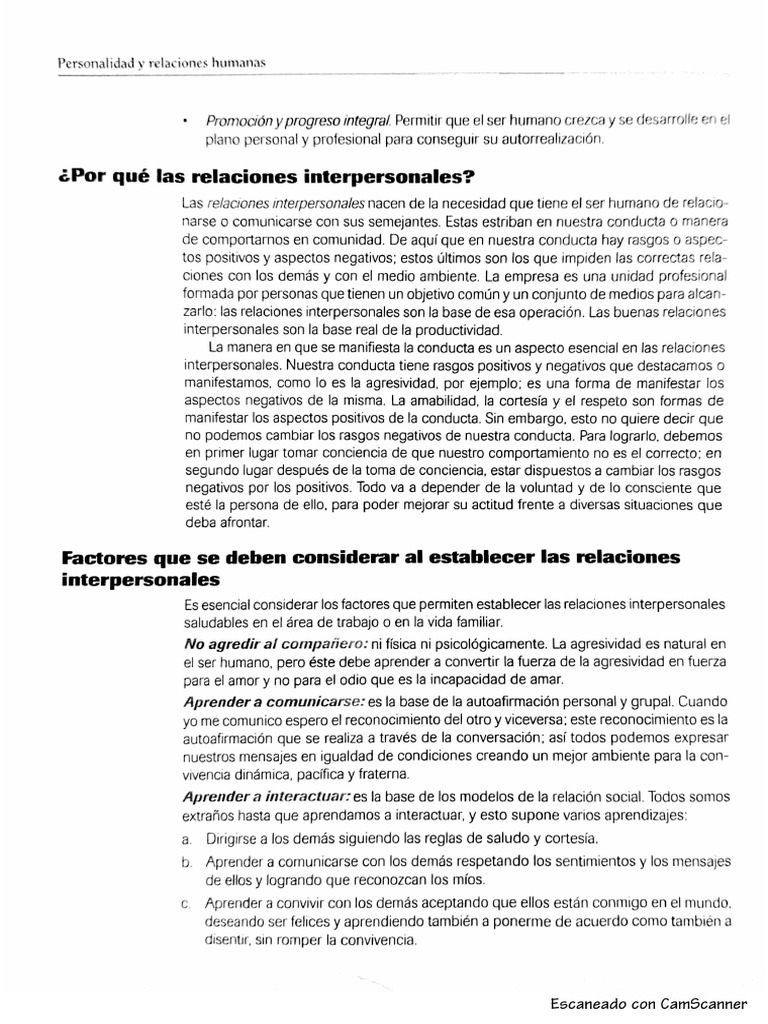 Ética - Relaciones Interpersonales | PDF