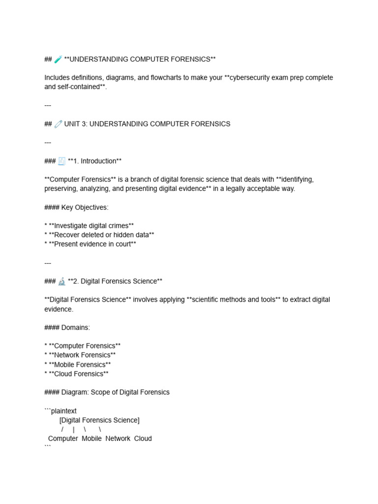 Understanding Computer Forensics | PDF | Computer Forensics | Digital Forensics