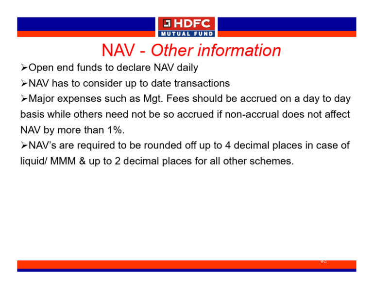 Daily NAV Calculation Guidelines | PDF