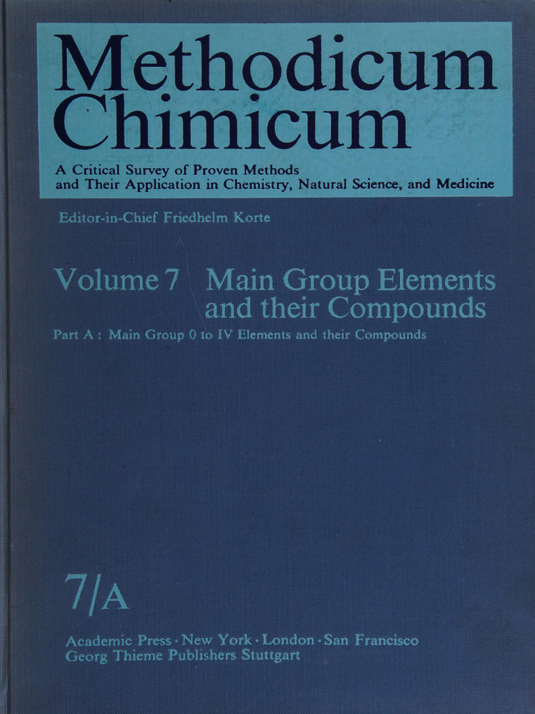 Main Group Elements in Chemistry | PDF | Natural Sciences