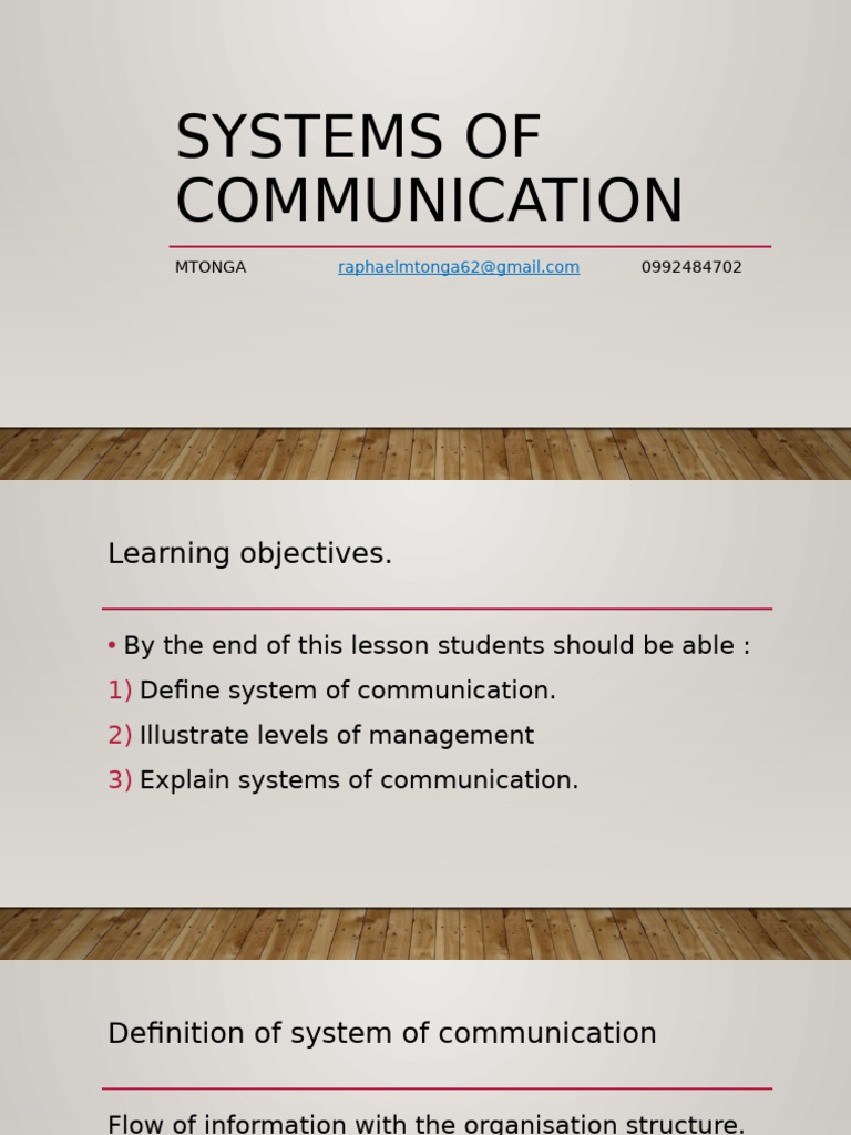 Understanding Communication Systems | PDF | Strategic Planning | Leadership