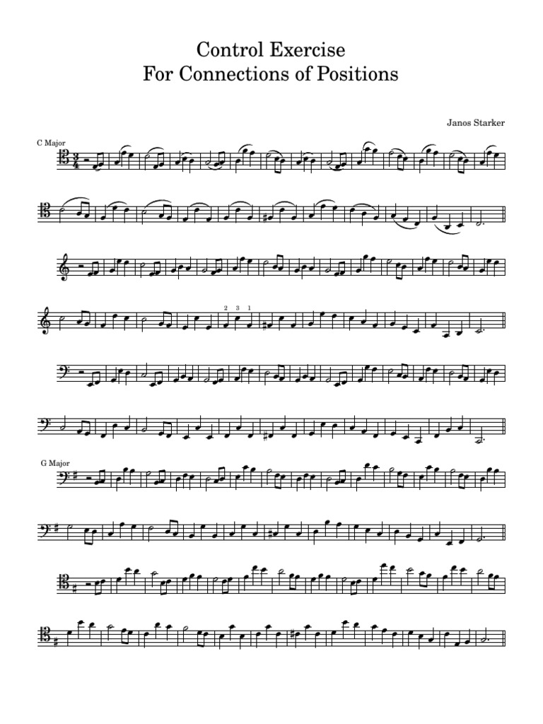 Starker Control Exercise | PDF