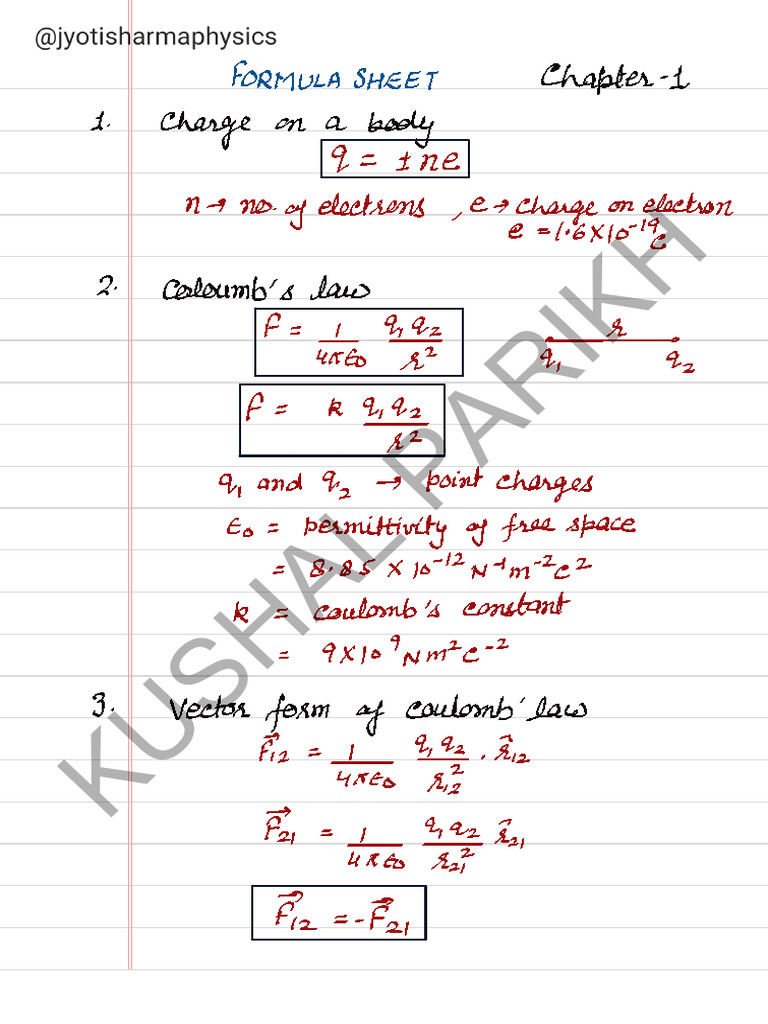 Formula Kit 12th Boards | PDF