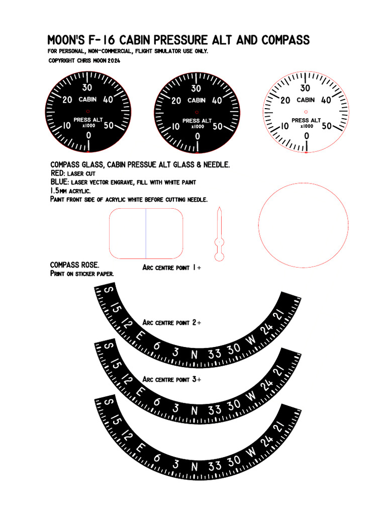 Moon's F-16 Cabin Pressure Alt & Compass | PDF